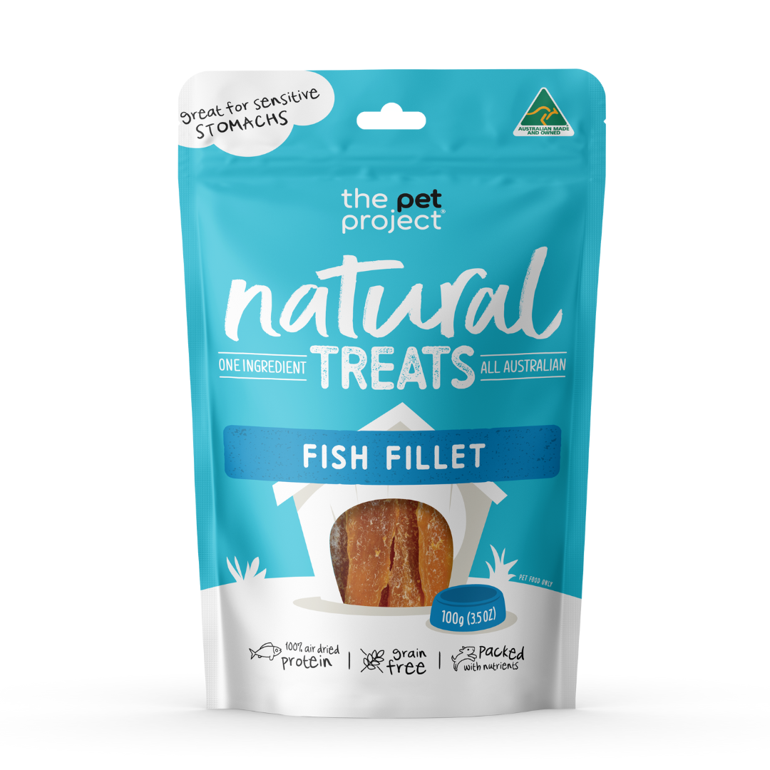 Natural Fish Fillet Dog Treats - Single Ingredient | The Pet Project